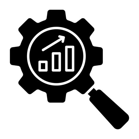 Glyph Design Icon Of Data Analysis 19589947 Vector Art At Vecteezy