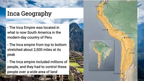 The Inca Empire Multimedia Lesson W Slides And Notes By History With