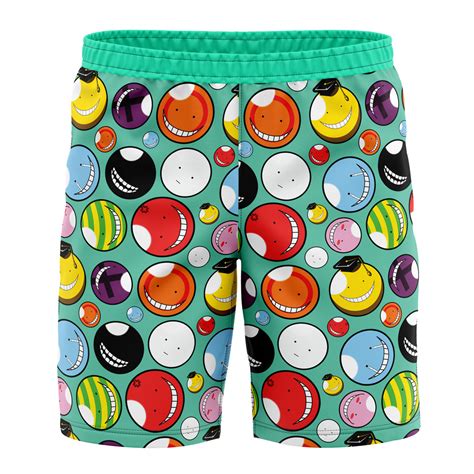 Koro Sensei Expressions Assassination Classroom Board Shorts Swim Trunks Otaku Hall
