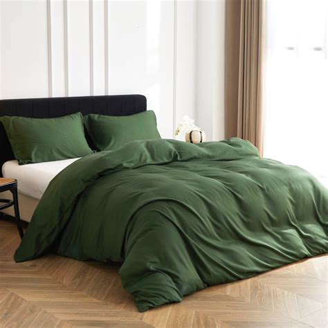 Simpleandopulence King Bamboo Viscose Duvet Cover Set Silky And Soft Bed