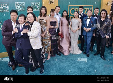 L R Crazy Rich Asians Cast And Crew Ken Jeong Director John M Chu