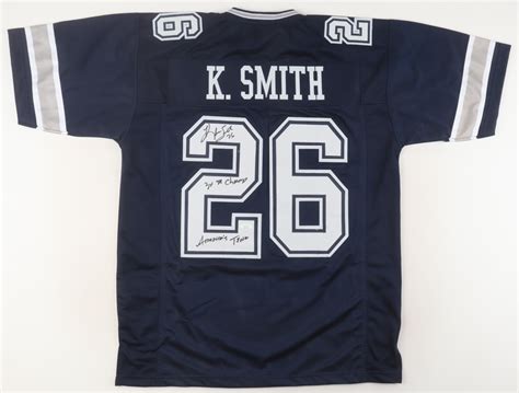 Kevin Smith Signed Jersey Inscribed 3x Sb Champ And Americas Team