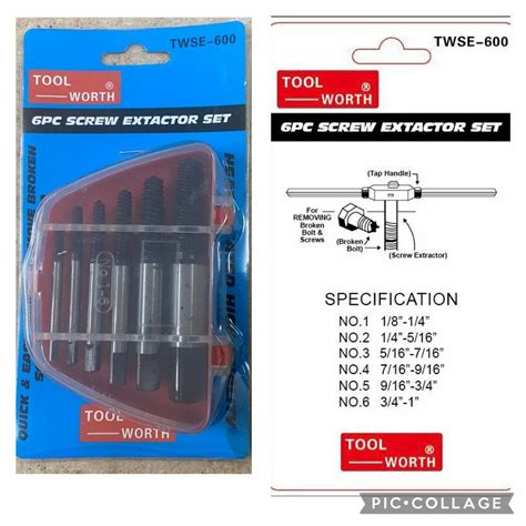 Mild Steel Screw Extractor Set At ₹ 550 Piece In Mumbai Id 2853623629655