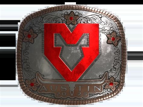 Наклейка Mouz металлическая Остин 2025 — Csgocs2 Wiki от Csmoney