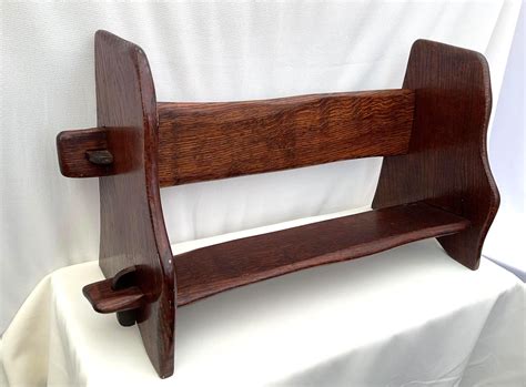 Large Antique Oak Table Book Stand Early 20th Century Art Decor L