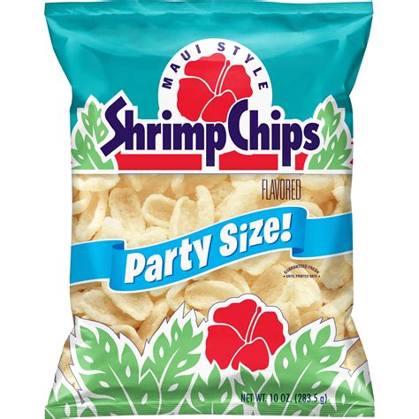 Maui Style Shrimp Flavor Potato Chip Snack Chips 10 Ounce Bag