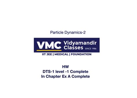 Solution Dynamics Of A Particle Live Class 2 Teacher Notes Studypool