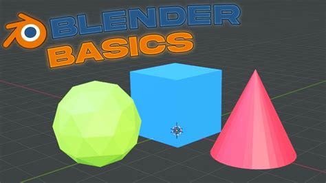 Blender Basics Blender Beginner Tutorial Youtube