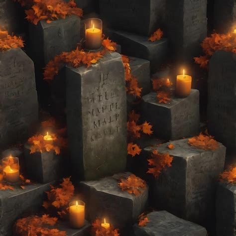 El Fondo De La Lápida De Horror Oscuro De Halloween Foto Premium