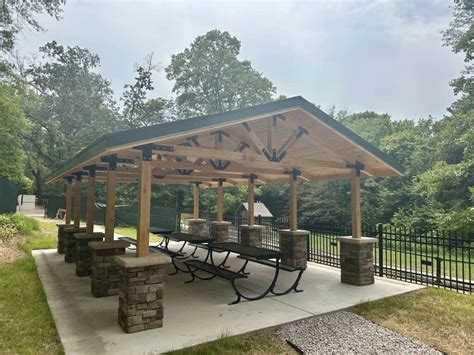 Commercial Outdoor Picnic Shade Shelters Carolina Recreation And Design