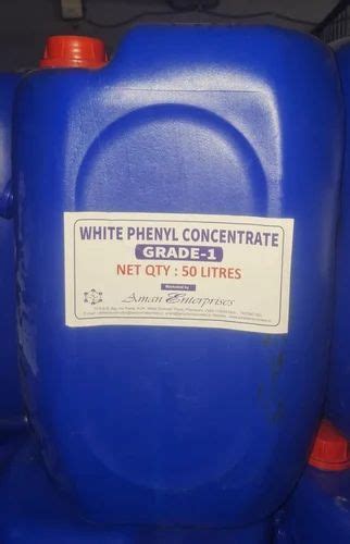 White Phenyl Concentrate Grade 1 50 Ltr At ₹ 170 Litre Phenyl