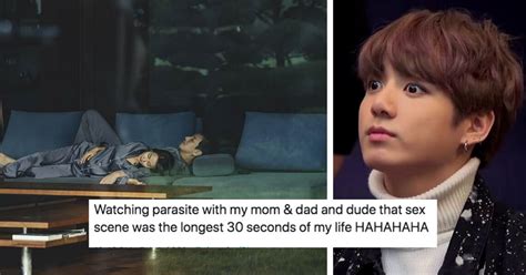 11 Of The Funniest Reactions To That Sex Scene In Parasite Thatll