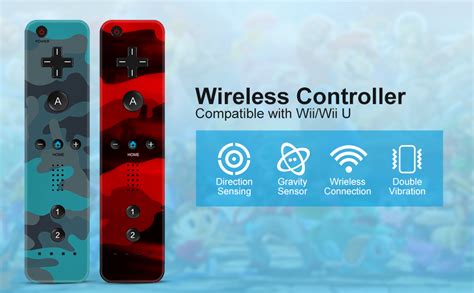Wii Controller 2 Packremote Controller With Silicone Case