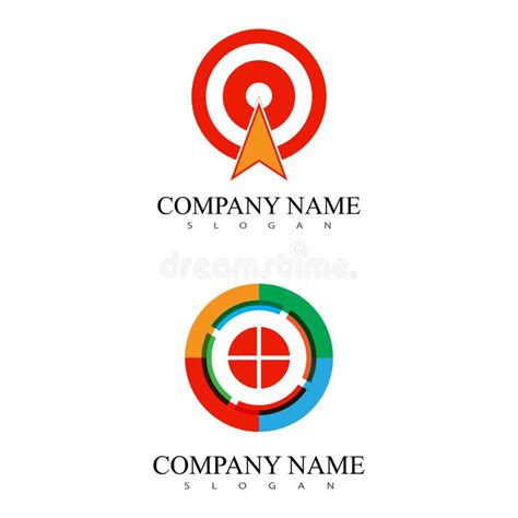 Sniper Sight Symbol Crosshair Target Logo Vector Stock Vector