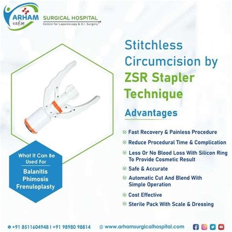 Zsr Circumcision A Safer Stitchless And Quicker Circumcision Procedure