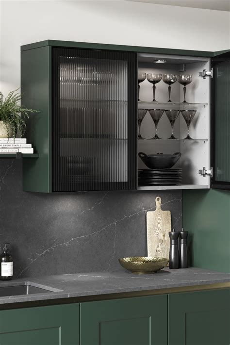 Kitchen Wall Cabinets With Glass Doors Howdens At Shirl Ketner Blog