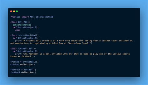 Abstract Classes In Python Improve Your Understanding Of Abstract… By Vedant Mehrotra 1941049