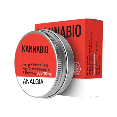 ΚΕΡΑΛΟΙΦΗ Balm Analgia 30ml Kannabio Cbd Oil Κανναβιδιόλη
