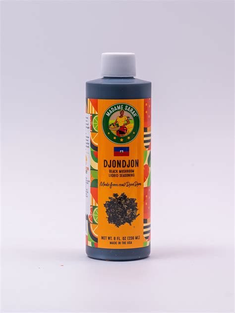 Liquid Djon Djon Made With Real Haitian Black Mushrooms Horizon Vert Foods