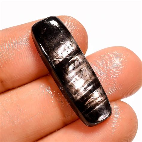 Natural Hypersthene Cabochon Radiant Shape Loose Gemstone Statement