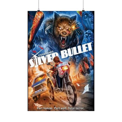 Silver Bullet Werewolf Poster Stephen King Matte Vertical Poster Etsy