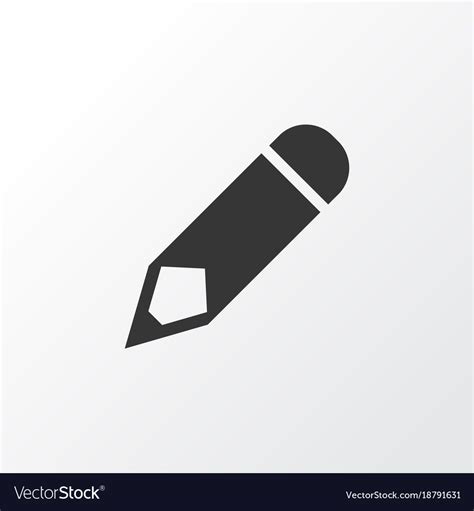 Edit Icon Symbol Premium Quality Isolated Pen Vector Image