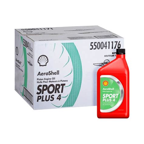 Aeroshell Sport Plus 4 Multigrado 10w 40d Botella De Cuarto De Galón