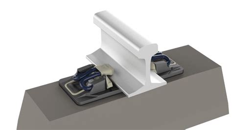 Vanguard Track Fastening System For Vibration Mitigation Pandrol