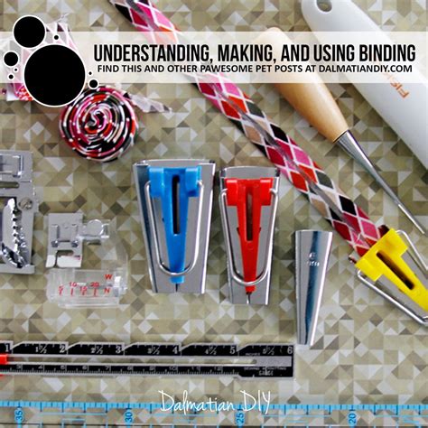 Understanding Making And Using Binding Tape Dalmatian Diy