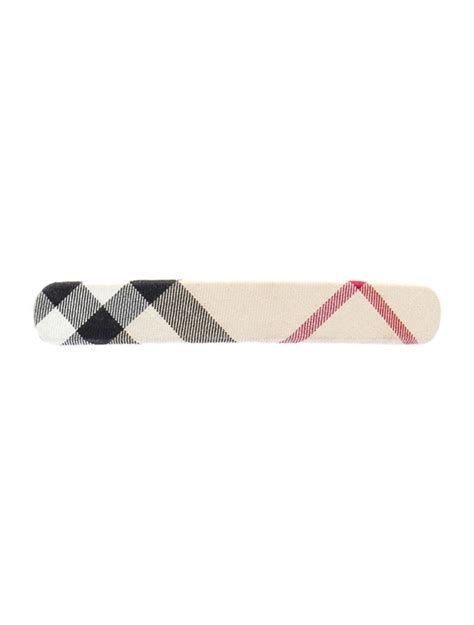 Burberry Hair Clip Brown Bur13121 The Realreal