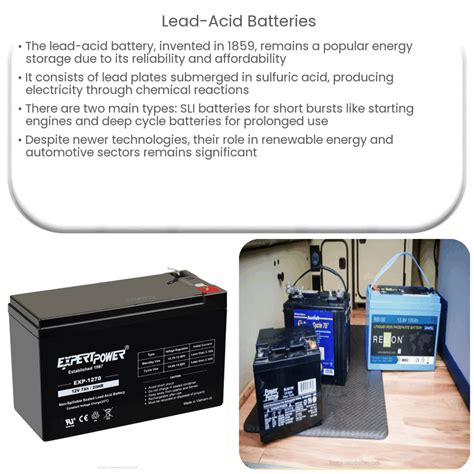 Lead Acid Batteries How It Works Application And Advantages