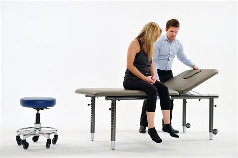 Adjustable Height Treatment Table Multi Purpose Physical Therapy