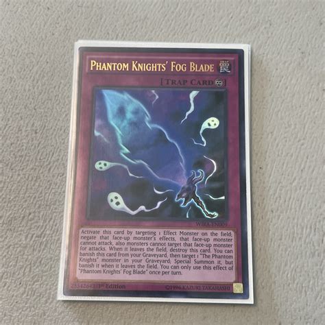 Yugioh Phantom Knights Fog Blade Ultra Wira En009 1st Nm Ebay