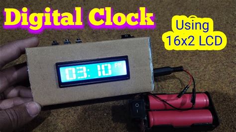 How To Make Digital Clock Using Arduino Nano X LCD YouTube