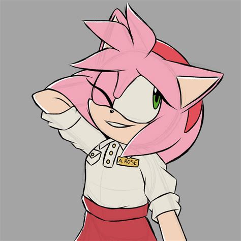 Sonic Renegade Sketches Amy By Joopitor On Deviantart