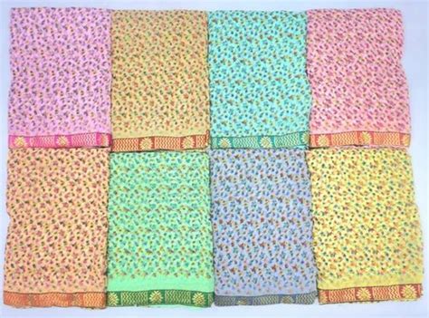 Surat Weightless Printed Sarees With Border 520 Mtr At ₹ 265piece In