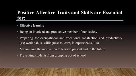 Affective Learning Competencies Pptx