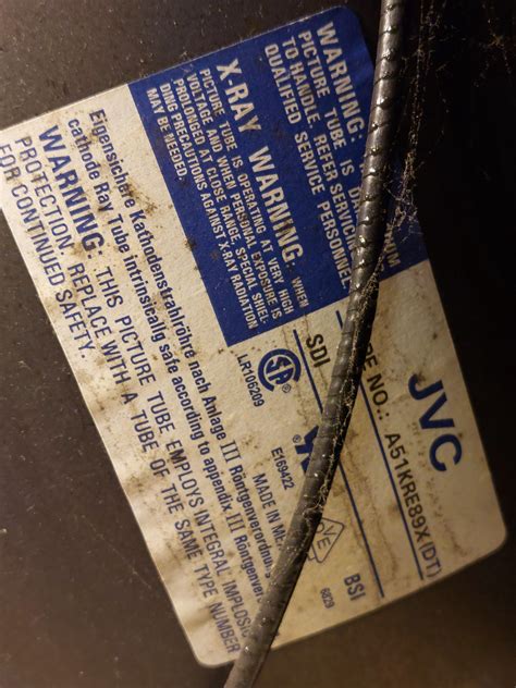 Crt Rgb Mod Clean Recap And Some Label Fun With This Jvc C 20910 Album On Imgur