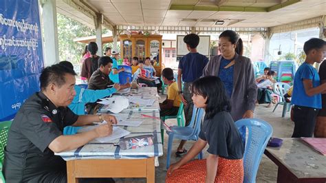 တနိုင်းမြို့ လူဝင်မှုကြီးကြပ်ရေးနှင့်ပြည်သူ့အင်အားဝန်ကြီးဌာနမှ ဝန်ထမ်းမ