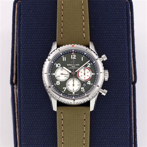 Pre Owned Breitling Aviator 8 B01 Chronograph 43 Curtiss Warhawk