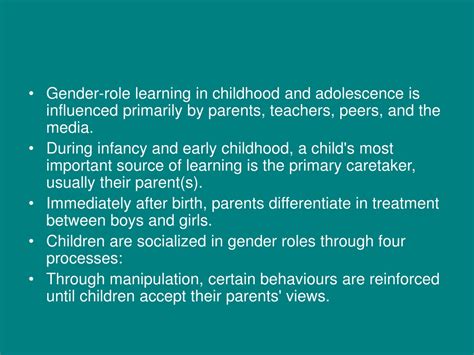 Ppt Understanding Contemporary Gender Roles A Comprehensive Overview