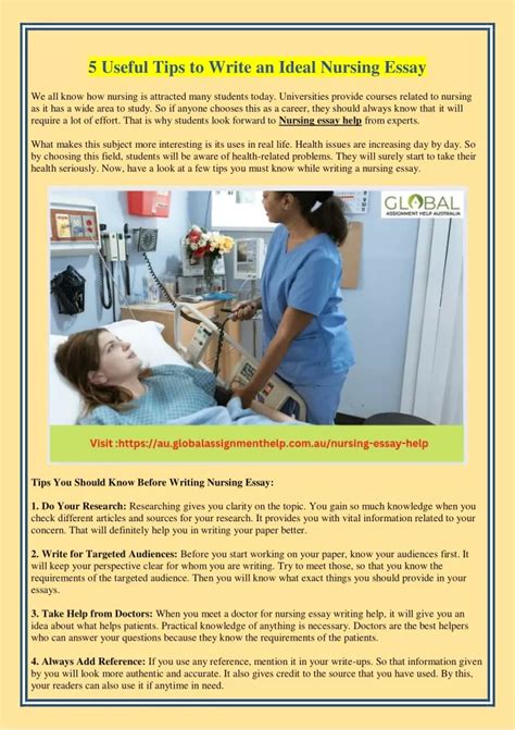 Ppt 5 Useful Tips To Write An Ideal Nursing Essay Powerpoint