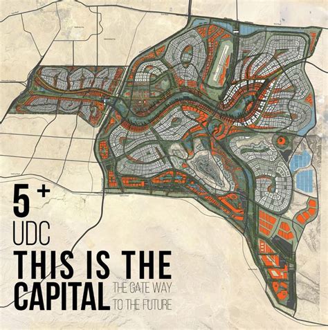 Future Urban Development Map For New Capital Planning