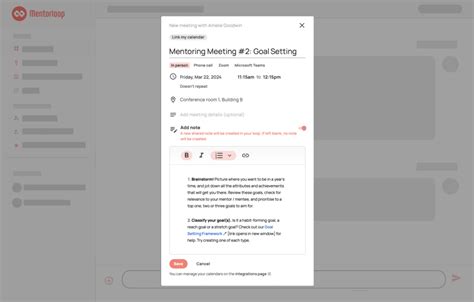 Maximising Note Taking In Mentoring With Mentorloop Notes