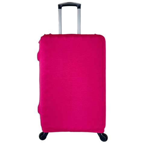 Capa Para Mala De Viagem Protetora Suplex Resistente Pink Reforçada Protetor De Bagagem