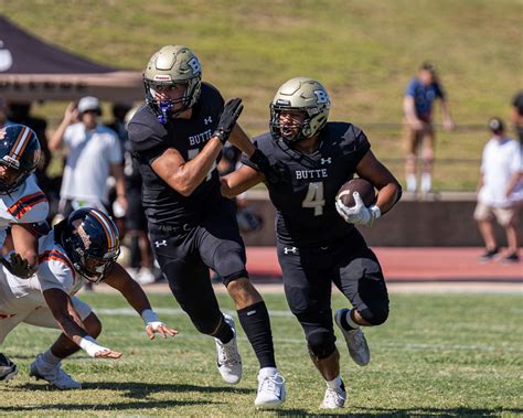 Butte College Football Moves Into Tie Of Second Place In The Norcal
