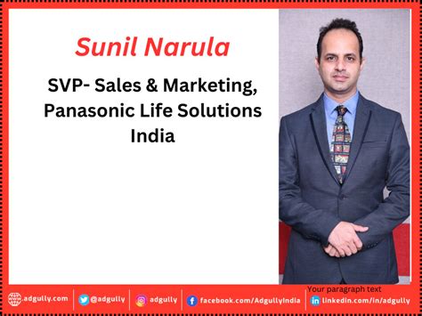 Panasonic Has Hiked Overall Spends By 2 5x On Social Media Marketing In Fy24 Sunil Narula