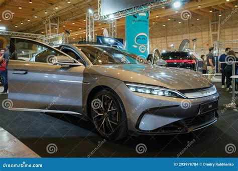 Byd Tang Electric Car At Ecar Show Hybrid And Electric Motor Show Editorial Stock Image