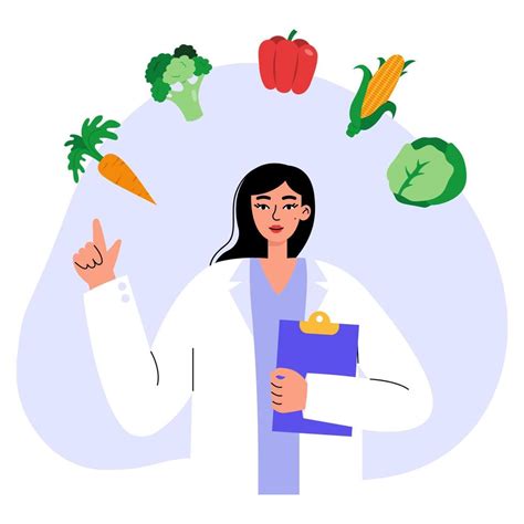 Diet Plan Or Nutrition Consultation Concept Female Nutritionist Or