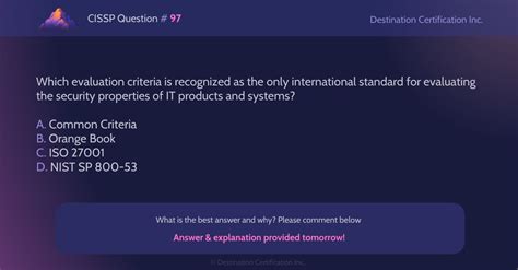 Cissp Weeklycisspchallenge Questionoftheweek Cybersecurity